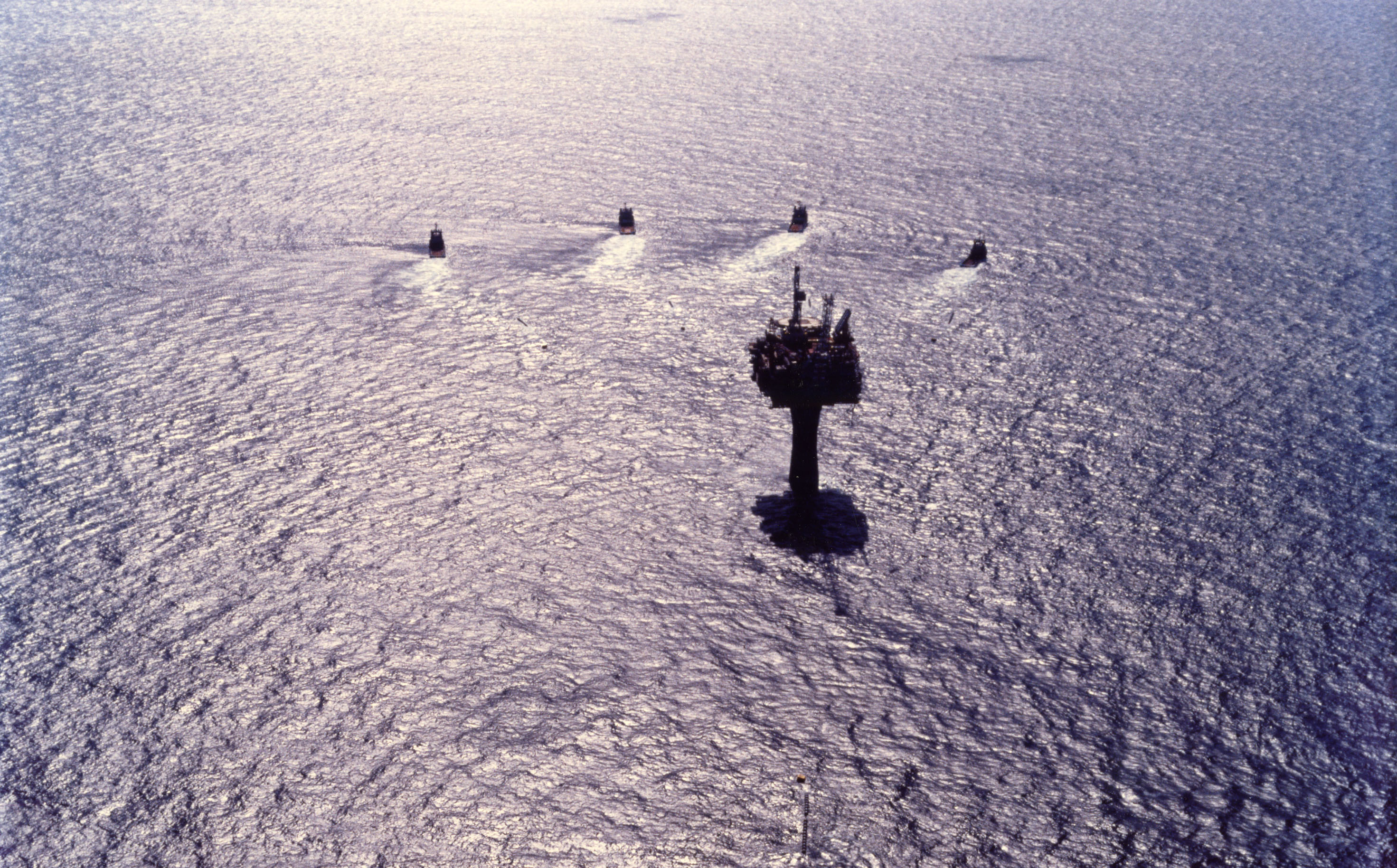 ROV work inside the platform – Draugen
